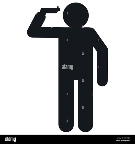 Headshot Icon Black Simple Style Stock Vector Image And Art Alamy