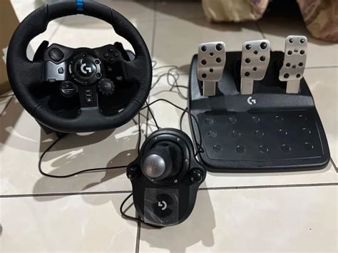 Logitech G With S Evo Stand And Shifter Video Gaming Gaming Accessories Controllers On