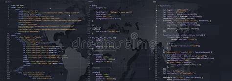 Html Css Javascript Foto De Archivo Imagen De Monitor 245557268
