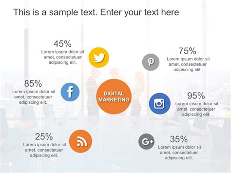 Use Digital Marketing Strategy Infographic Powerpoint Template To Showcase Your Strategy Plan On