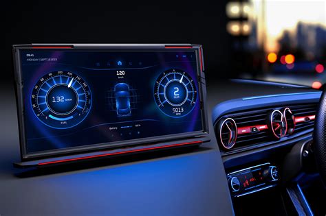 Hmi Ui Design For Car Behance