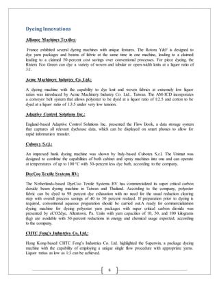 Technical Development Of Wet Processing DOCX