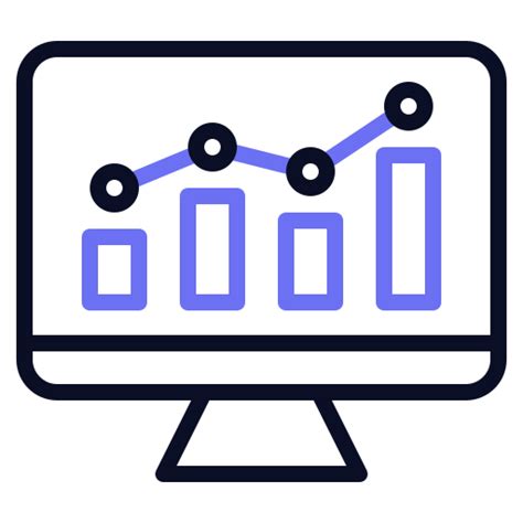 Analytic Graph Free Business And Finance Icons