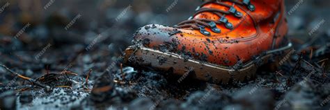 Premium Photo Rough Rugged Worn Hiking Boot Tread Texture