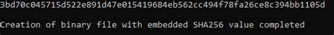 Bootloader Sha Binary Generation Script Help