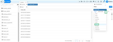 Datedate Time Usage As Filters In Helical Insight Helical Insight