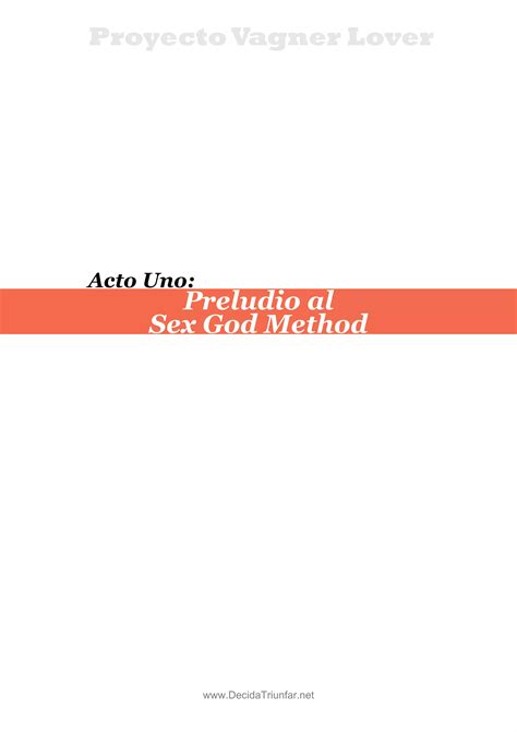 Sex God Method Daniel Rose Pdf