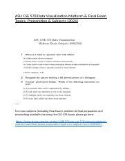 ASU CSE 578 Data Vis Midterm Final Docx ASU CSE 578 Data
