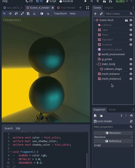 [shading language] setting roughness to 1 doesn t work · issue 20716 · godotengine godot · github