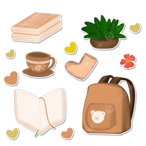 Cute Back To School Sticker Pack Cute Clipart Sticker Clipart School