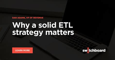 your data transformation journey starts with three letters etl