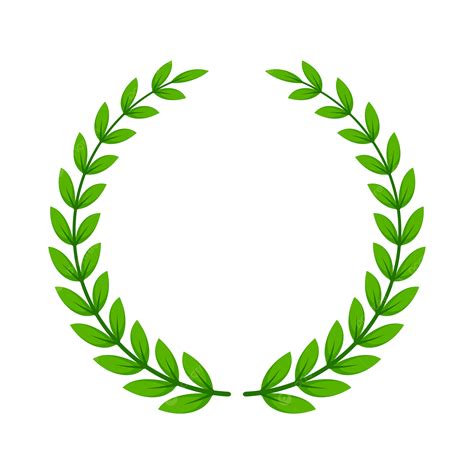 Green Leaf Circle Border Vector Green Leaf Circle Border Leaves