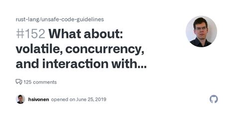 What About Volatile Concurrency And Interaction With Untrusted Threads · Issue 152 · Rust