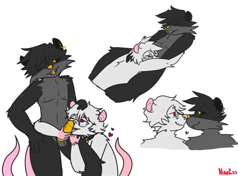 Rule 34 Ace Of Spades American Opossum Anthro Blush Boop Duo Ear Piercing Embrace Eyewear