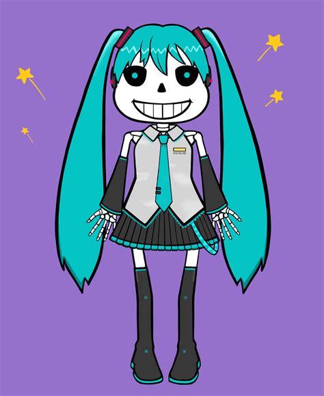 Sans Miku Sasune Saku By Hedgehogfairy224 On Deviantart