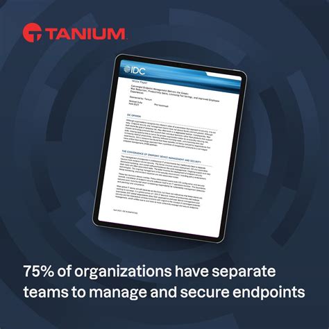 Tanium On Linkedin Converged Endpoint Management Delivers The Goods