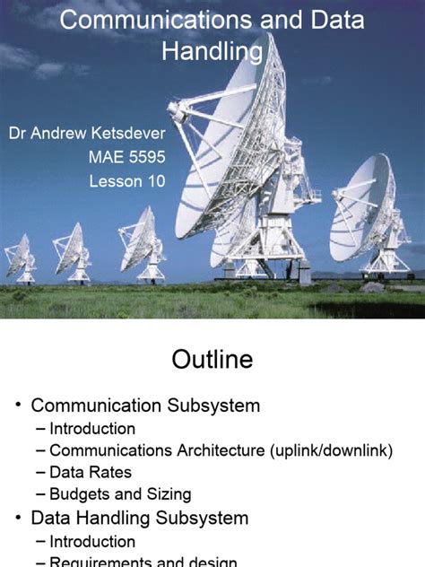 Communications And Data Handling Pdf Sampling Signal Processing
