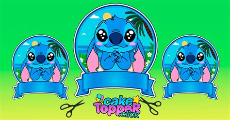 Printable Stitch Cake Toppers Free