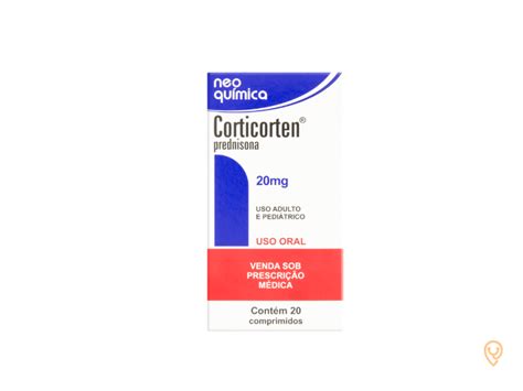Bula Do Corticorten 20mg 20 Comprimidos Cliniguia