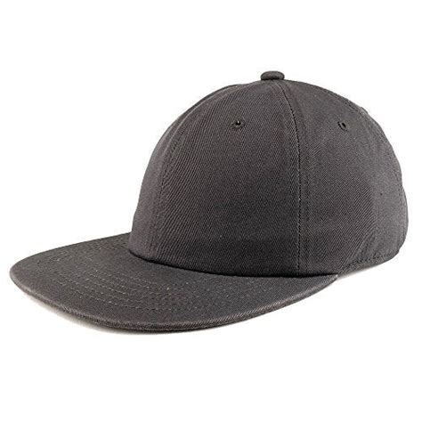 Trendy Apparel Shop Low Profile Plain Unstructured Crown Flatbill Snap
