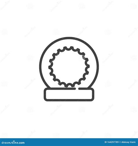 Penis Ring Sex Toy Line Icon Stock Vector Illustration Of Editable