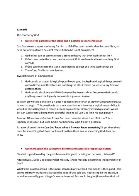 Aqa A Level Philosophy Exam Questions And Answers Philosophy A Level A Levels Aqa Thinkswap