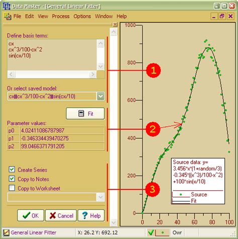 General Linear Fitter Tool