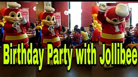 Birthday Party With Jollibee Youtube