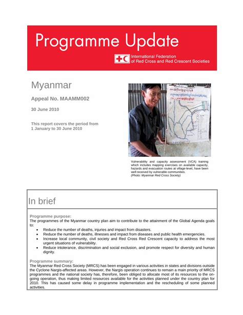 Pdf Myanmar · 2011 02 28 · Myanmar Action Plan Disaster Risk