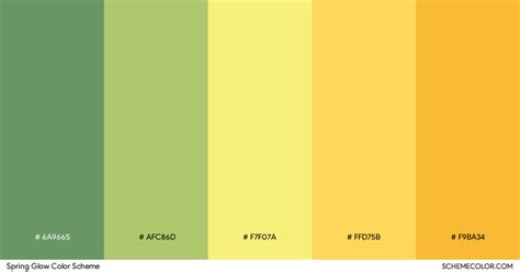 20 Beautiful Spring Color Schemes For 2021 Blog SchemeColor Com