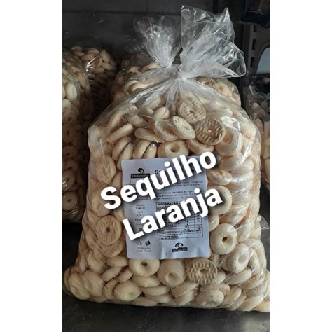 Sequilho Crocantes Pacote 3kg Sabores Laranja Coco Leite Shopee Brasil
