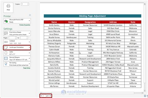 How To Make Excel Spreadsheet Bigger When Printing 7 Ways