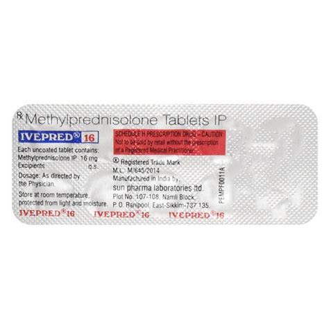 Ivepred 16mg Tablet Uses Dosage Side Effects Buy Online