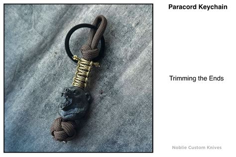 How To Make A Keychain Paracord Guide With Pictures