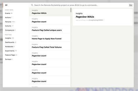 Command Palette Docs PostHog Command Palette Docs PostHog
