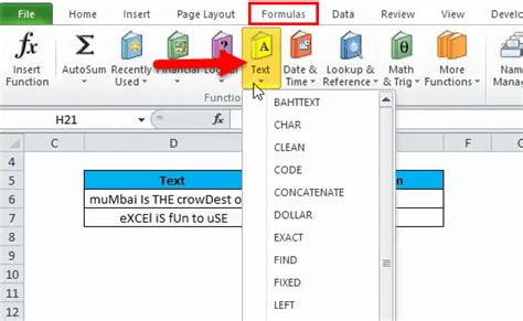 convert to the proper case in microsoft excel tpoint tech