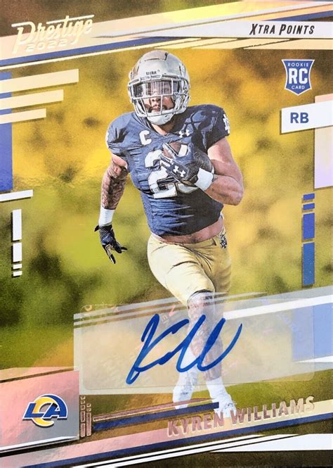 Nfl Future Watch Kyren Williams Football Cards La Rams