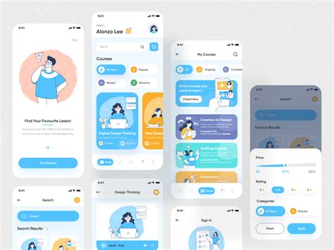 Education Online Course Mobile App 📚 By Mahmudur Rahman For Orizon Ui