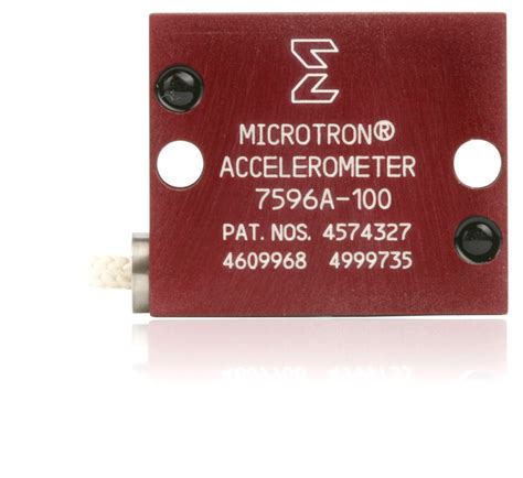 Endevco 7596a Valuline™ Cost Effective Rugged Dc Response Accelerometer Bestech Australia