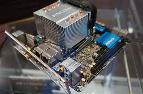 Asrock X99e Itxac Mini Itx Board Shown At Cebit 2015 Legit Reviews