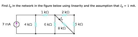 Solved Find Io In The Network In The Figure Below Using