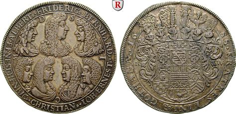 Reichstaler 1688 Sachsen-Gotha-Altenburg, Friedrich I., 1680-1691 f.vz ...