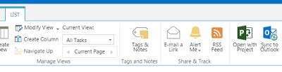 SharePoint Task Management Overview Sharepoint Online Task List Sharepoint Action Tracker