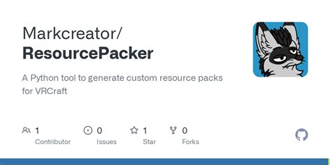 GitHub Markcreator ResourcePacker A Python Tool To Generate Custom Resource Packs For VRCraft