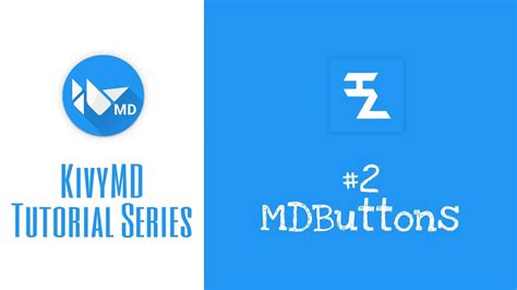 How To Create Mdbuttons In Kivymd Kivymd Tutorial Series 2 Kivy Pydroid3 Kivymd