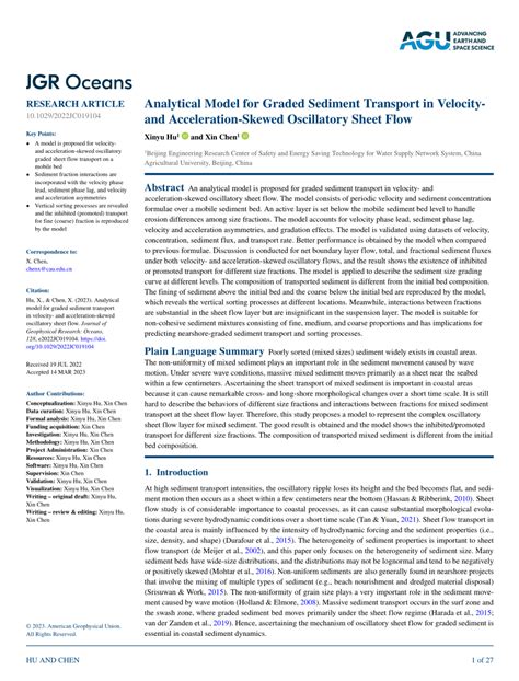 Analytical Model For Graded Sediment Transport In Velocity‐ And Acceleration‐skewed Oscillatory