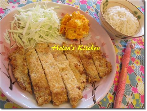 Helens Kitchen 日式吉列豬扒飯airfryer 配南瓜乳酪沙律