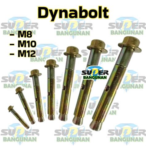 Jual Dynabolt Dinabolt Baut Bracket Set Dyna Bolt Shopee Indonesia