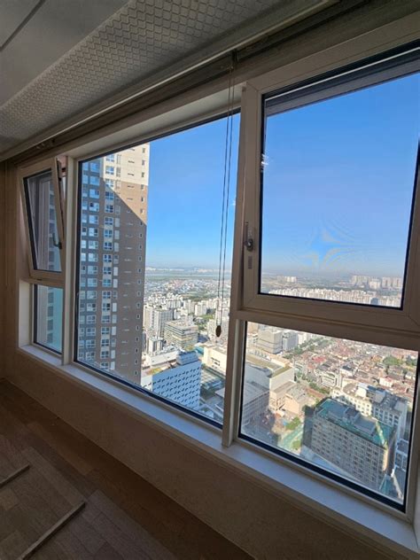 일산 고층아파트 요진와이시티 시스템창호 접합삼중유리 파손 교체 시공 사례 네이버 블로그