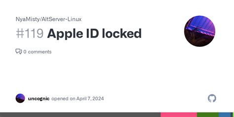 Apple Id Locked · Issue 119 · Nyamistyaltserver Linux · Github
